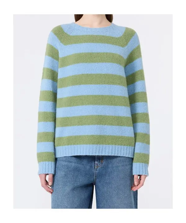 Max Mara Loose Fit Striped Jumper