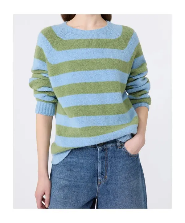 Max Mara Loose Fit Striped Jumper