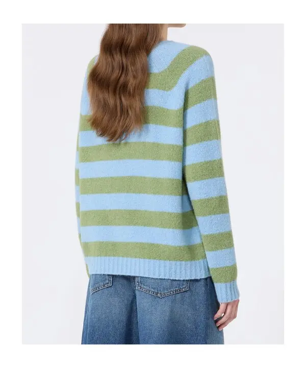 Max Mara Loose Fit Striped Jumper
