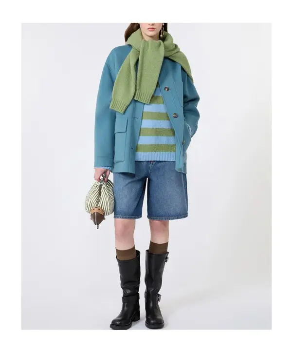 Max Mara Loose Fit Striped Jumper