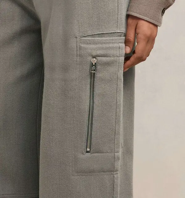 AMI Paris Wide-leg Virgin-wool Trousers