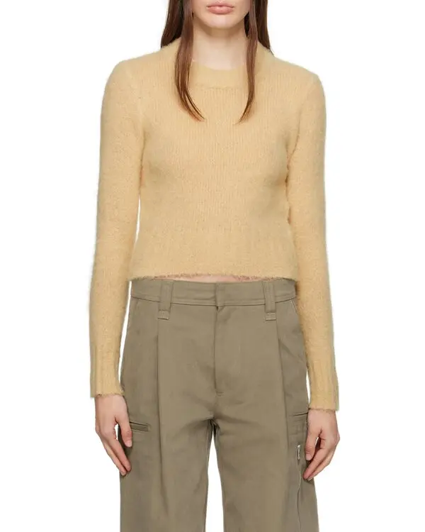 AMI Paris Brushed Crewneck Knit Sweater