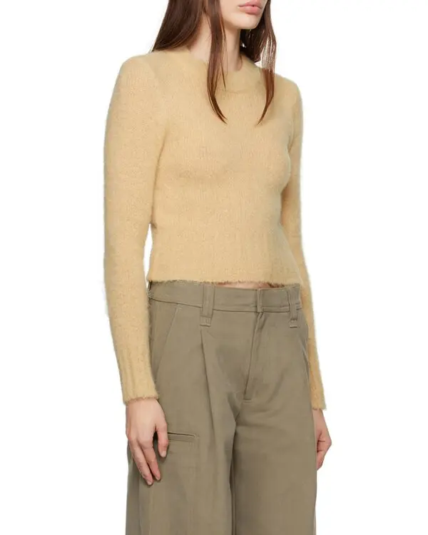 AMI Paris Brushed Crewneck Knit Sweater