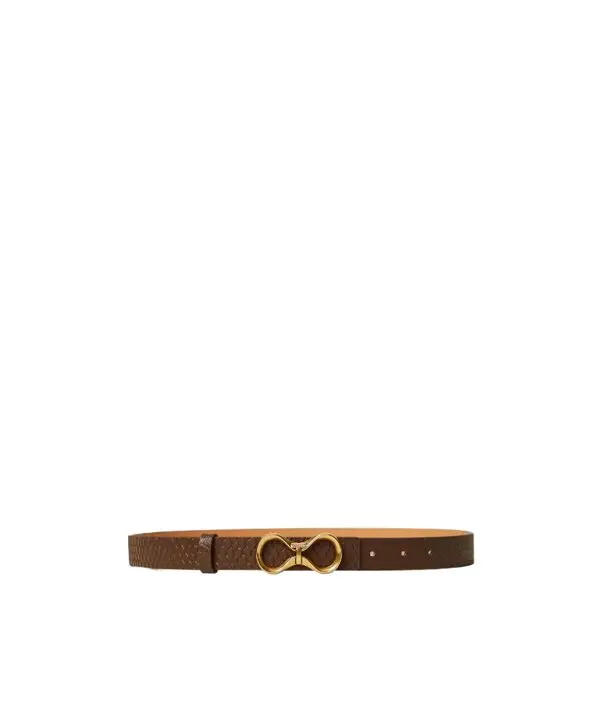 TWINSET Textured Leather Belt