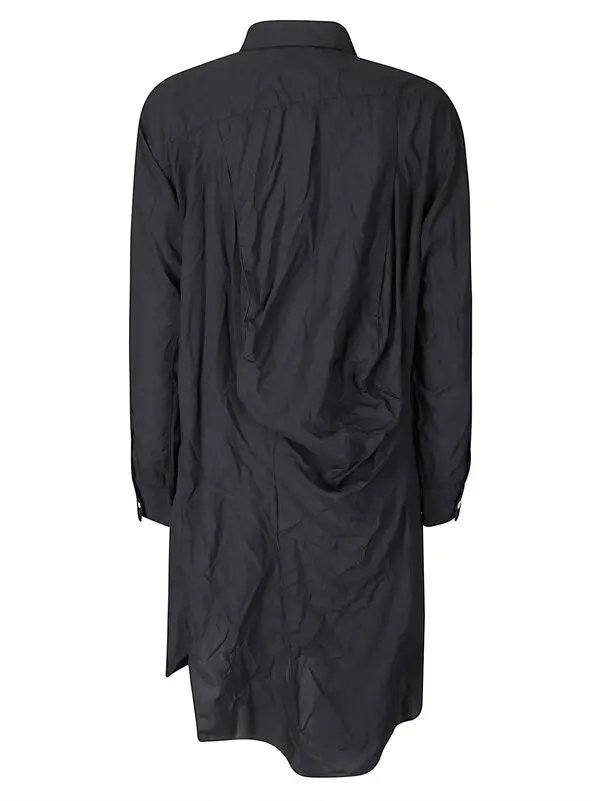 Comme Des Garçons Asymmetric Button Blouse