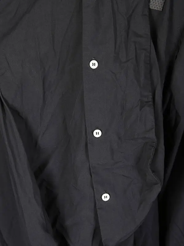 Comme Des Garçons Asymmetric Button Blouse