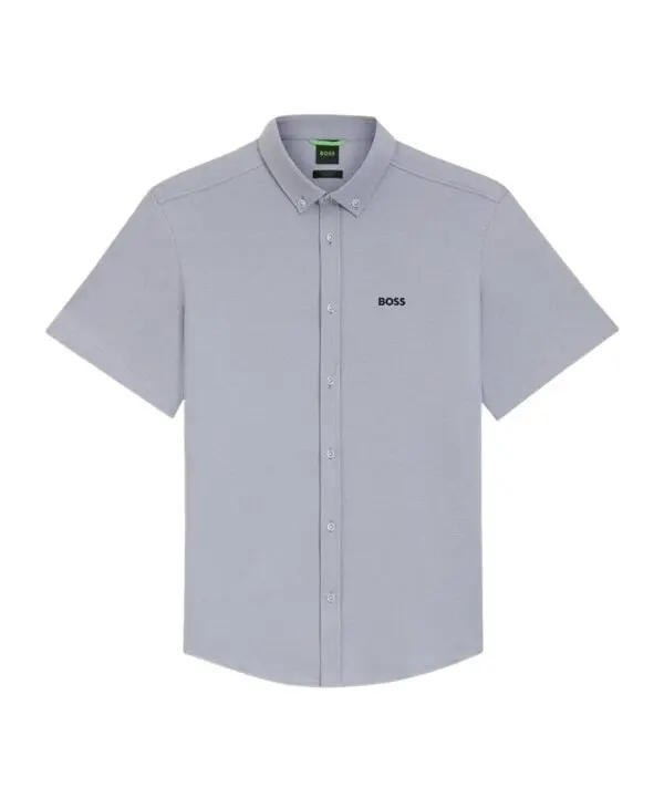 Hugo Boss Logo-print Button-down Shirt