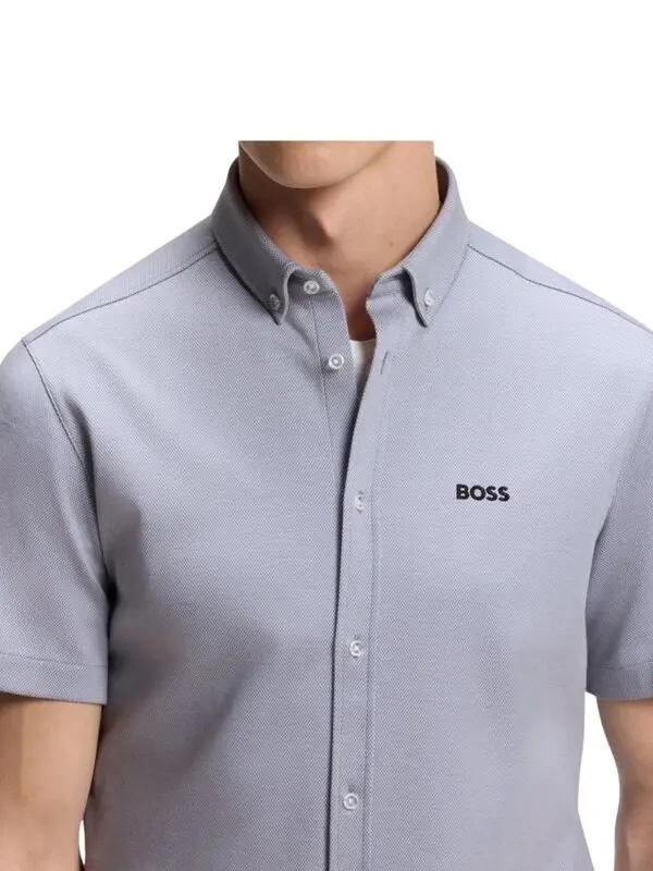 Hugo Boss Logo-print Button-down Shirt