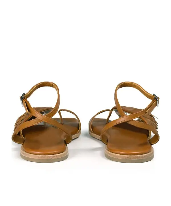 VIC MATIE Fringe Strap Flat Sandals