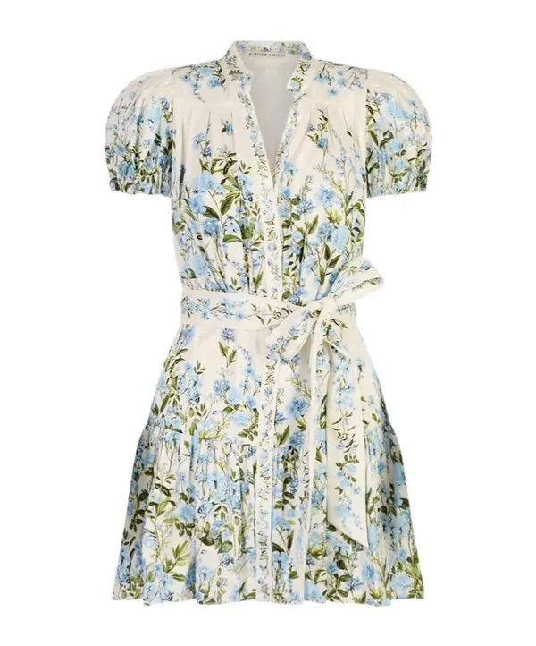 ALICEOLIVIA Alice+olivia Floral-print Belted Dress