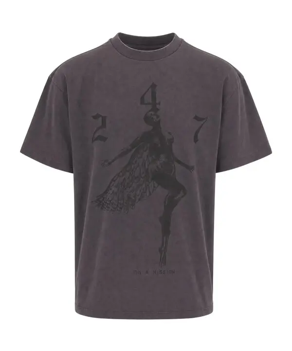 REPRESENT 247 Angel Printed Crewneck T-shirt