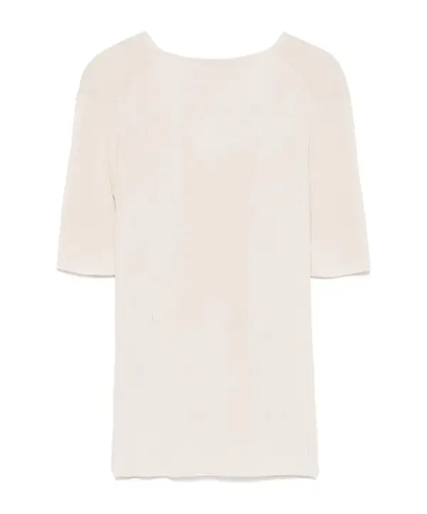 JOSEPH Rib V Neck Top