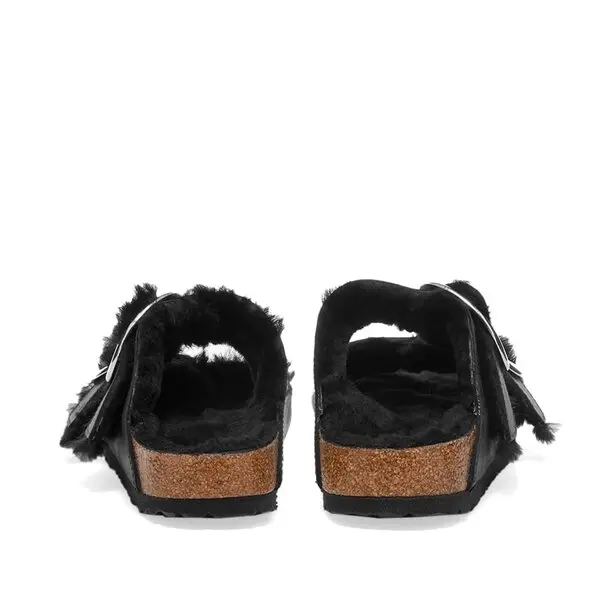 BIRKENSTOCK Arizona Big Buckle Shearling Sandals