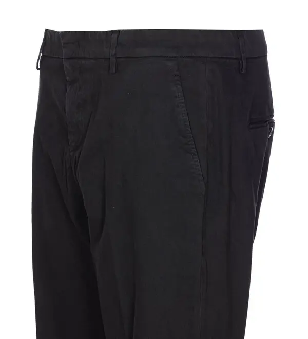DONDUP Gaubert Relaxed Fit Pants - Black