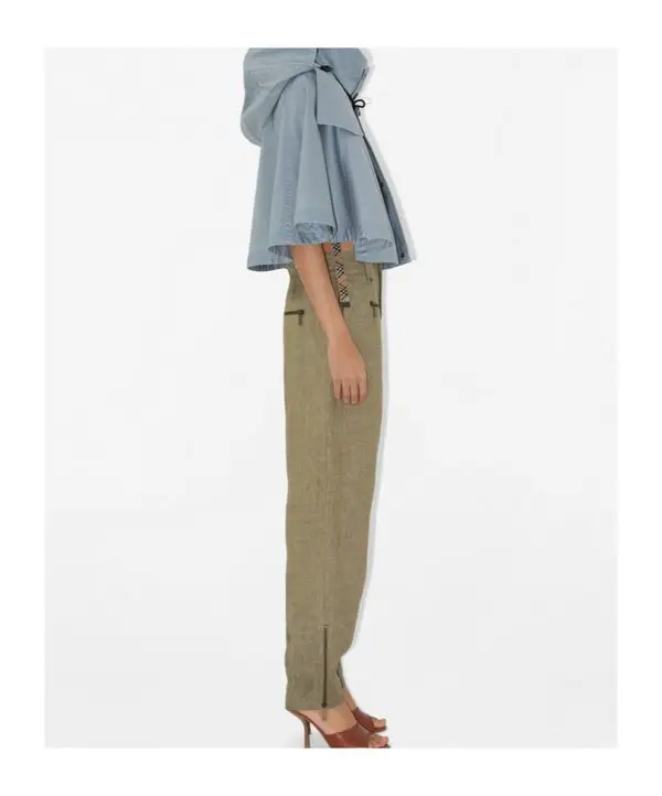 Burberry Bleached Cotton Hooded Capelet