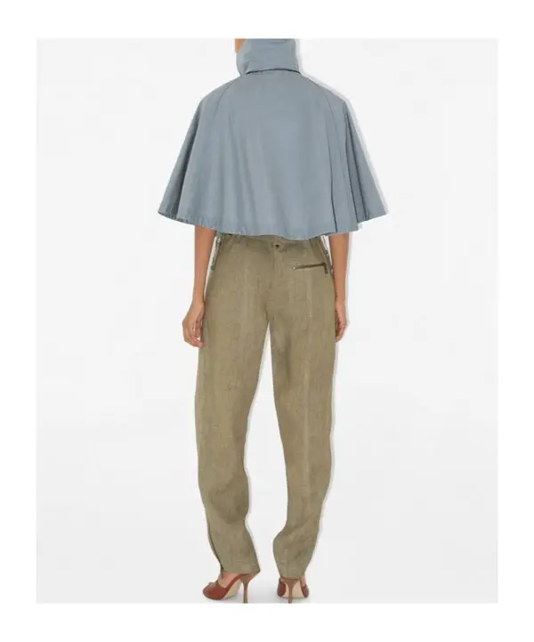 Burberry Bleached Cotton Hooded Capelet