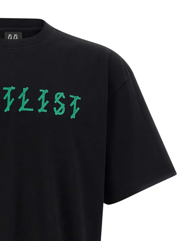 44 LABEL GROUP Guestlist Printed Crewneck T-shirt - Black