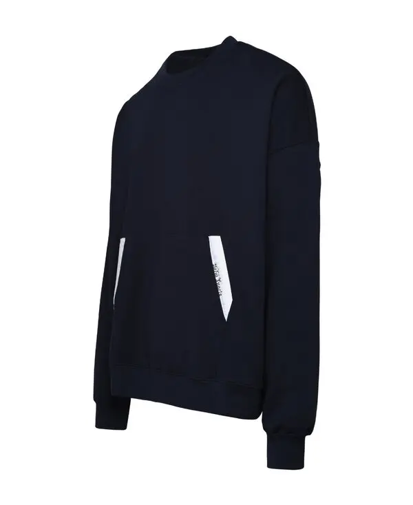 Palm Angels Logo Detailed Crewneck Sweatshirt