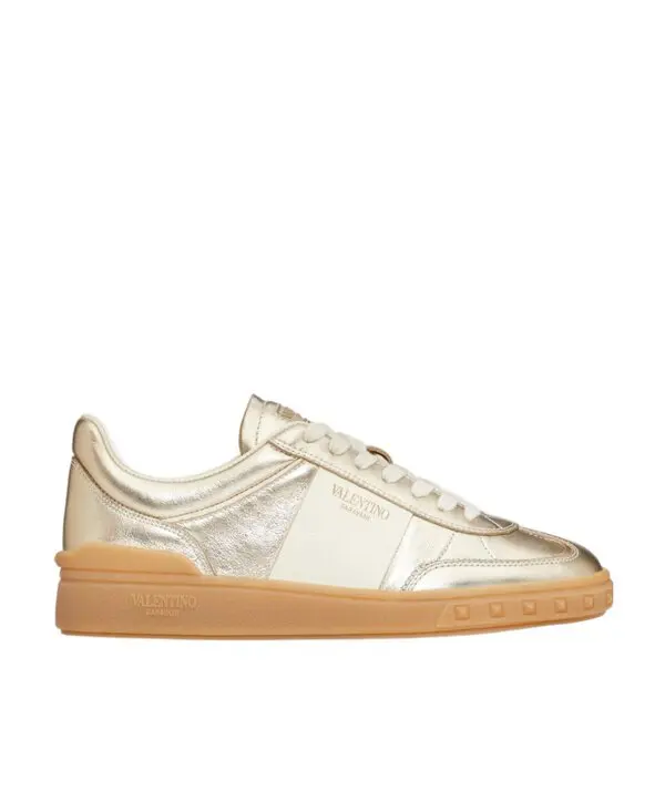 Valentino Garavani Upvillage Round Toe Sneakers - Nude