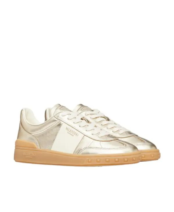 Valentino Garavani Upvillage Round Toe Sneakers - Nude