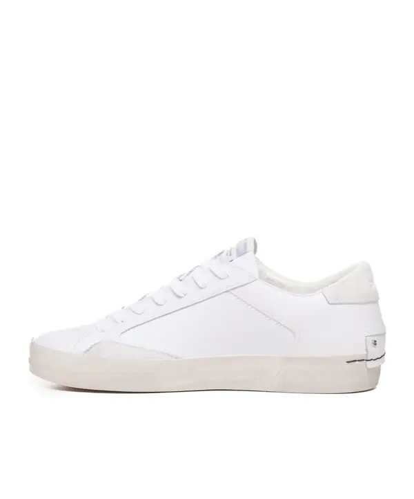 CRIME LONDON Distressed Lace-up Sneakers