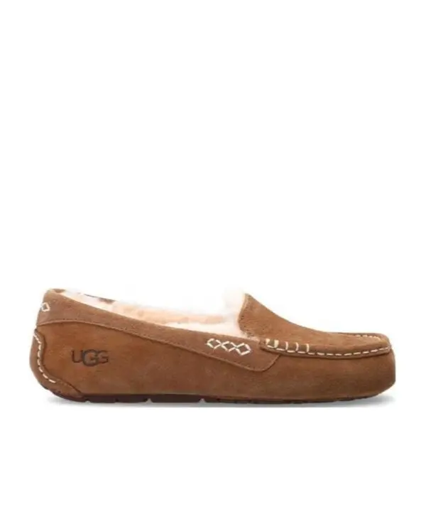 UGG Ansley Logo Embossed Slip-on Loafers