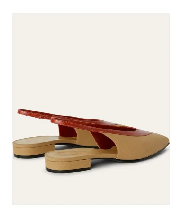 Loro Piana Rebecca Open-heeled Flats