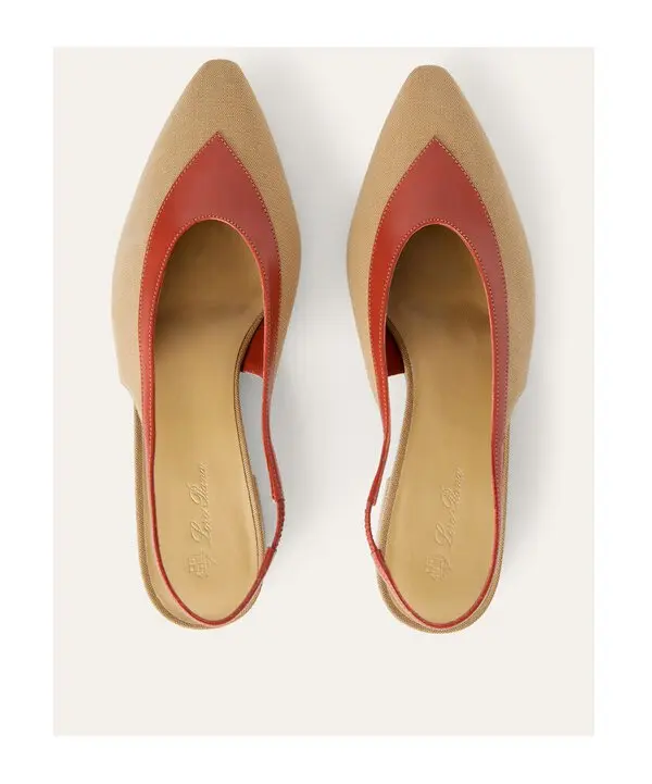 Loro Piana Rebecca Open-heeled Flats
