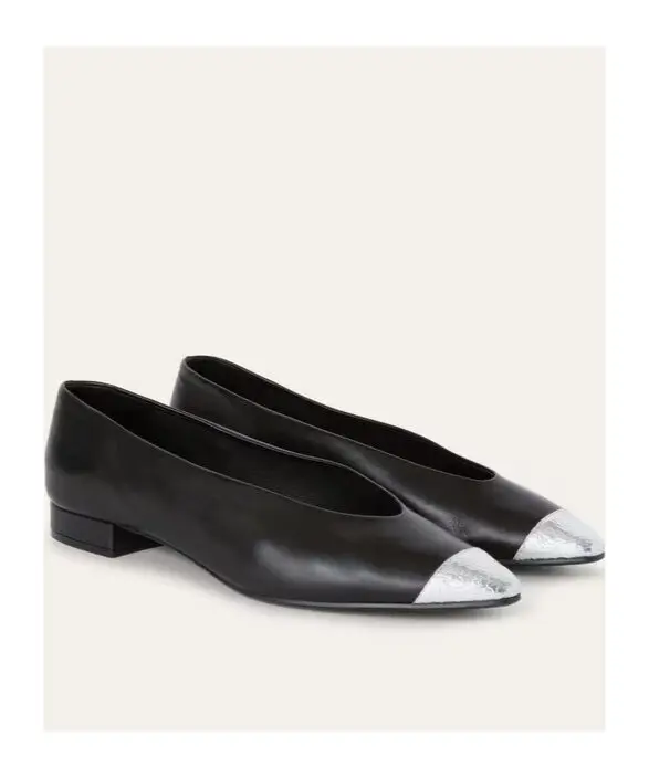 Loro Piana Rebecca Stitched Ballet Shoes