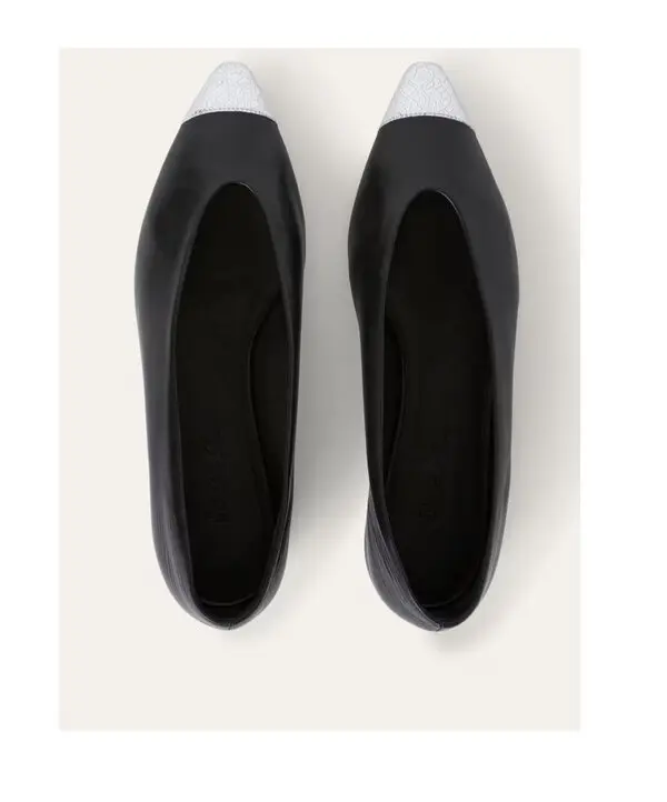 Loro Piana Rebecca Stitched Ballet Shoes