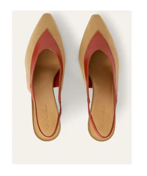 Loro Piana Rebecca Slingback Heels