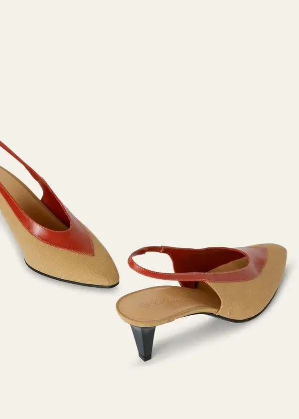 Loro Piana Rebecca Slingback Heels