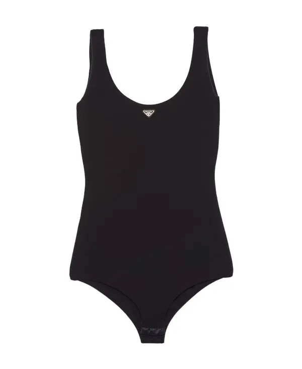 Prada Stretch Jersey Bodysuit