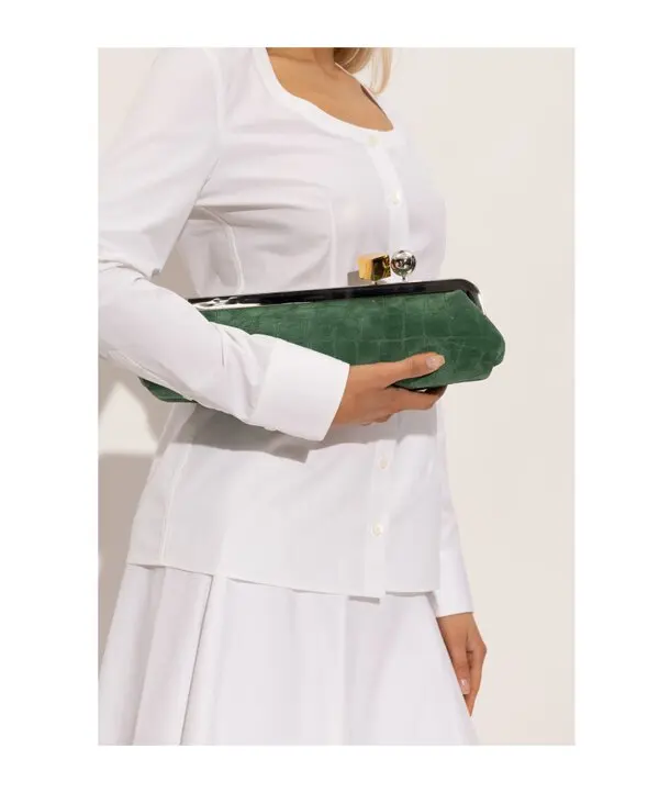 Jacquemus The Salon Clutch Bag - Green