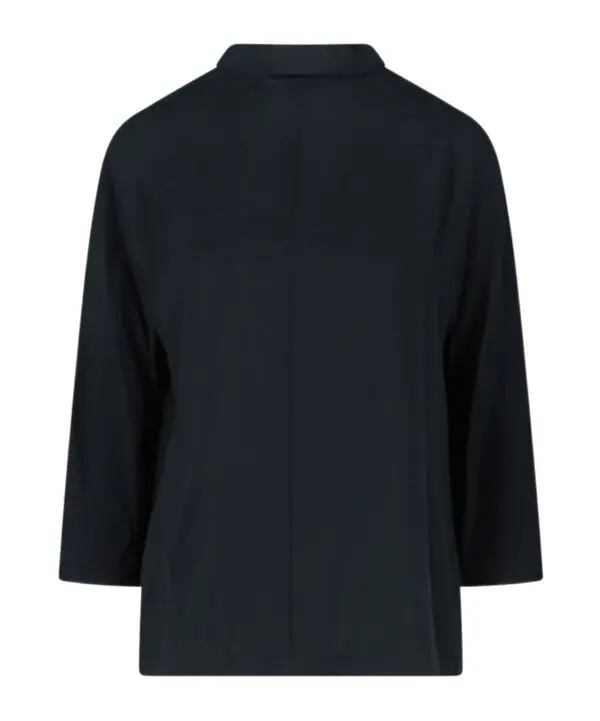 Aspesi Tie-neck Cut Out Detailed Blouse