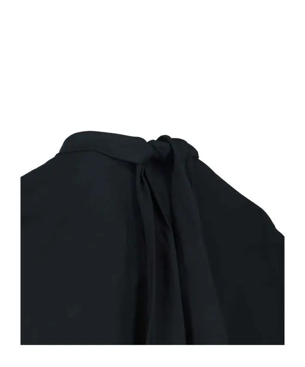 Aspesi Tie-neck Cut Out Detailed Blouse