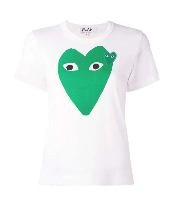 Play Comme Des Garcon Logo Print T-shirt