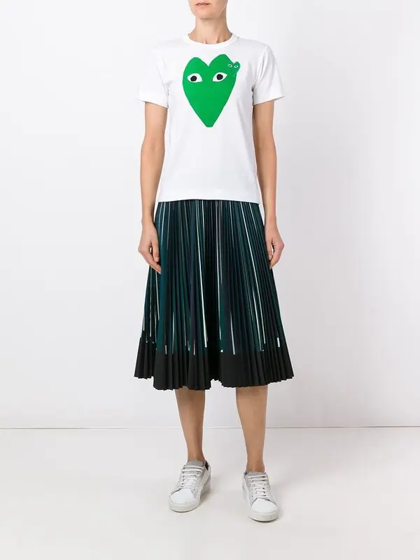 Play Comme Des Garcon Logo Print T-shirt
