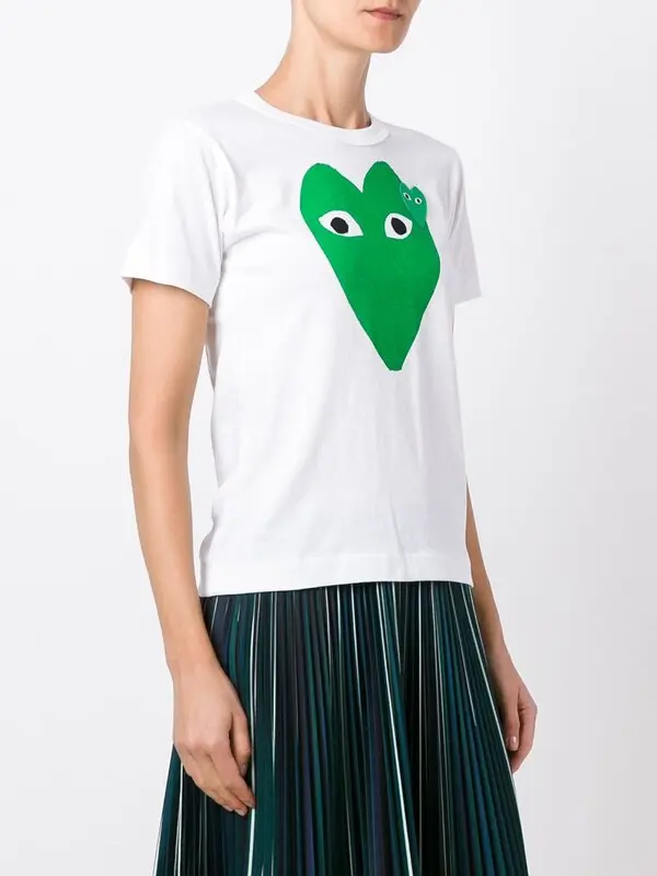 Play Comme Des Garcon Logo Print T-shirt