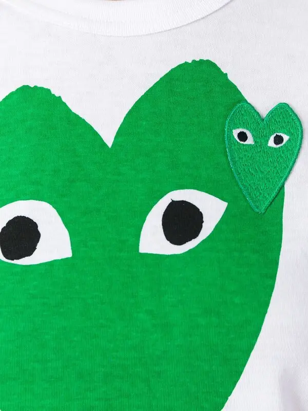 Play Comme Des Garcon Logo Print T-shirt