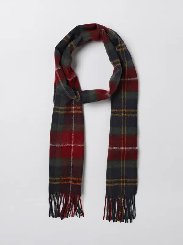 Barbour Tartan Fringed Scarf
