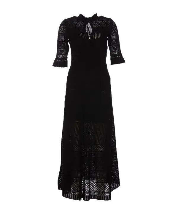 Zadig&Voltaire Memphis Short Sleeved Midi Dress