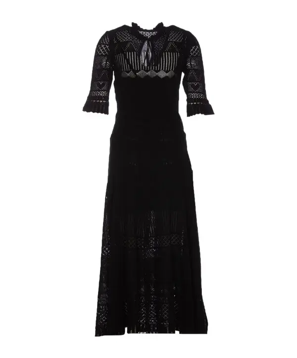 Zadig&Voltaire Memphis Short Sleeved Midi Dress