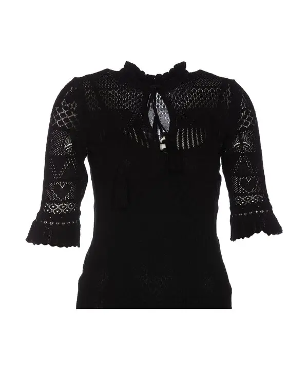 Zadig&Voltaire Memphis Short Sleeved Midi Dress