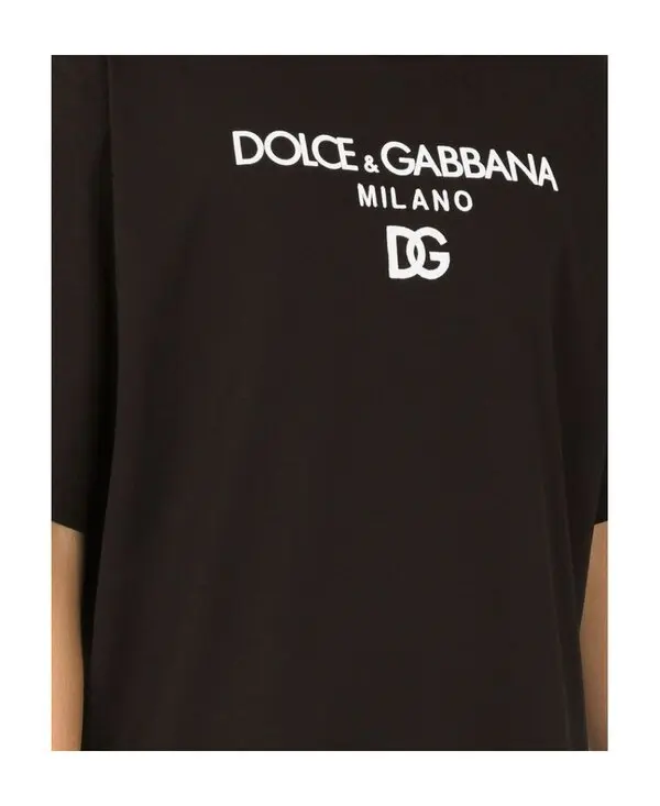 Dolce & Gabbana Dolce Gabbana Logo Printed Crewneck T-shirt