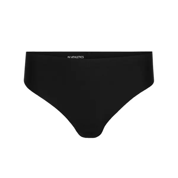 JIV ATHLETICS High Rise Thong - Black