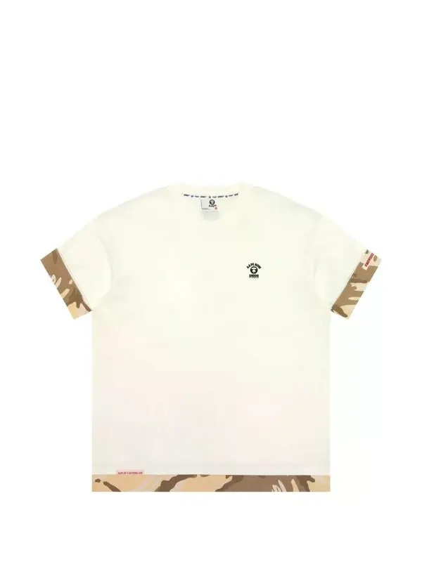 AAPE BY *A BATHING APE Aapenow Moonface-logo Short-sleeved T-shirt