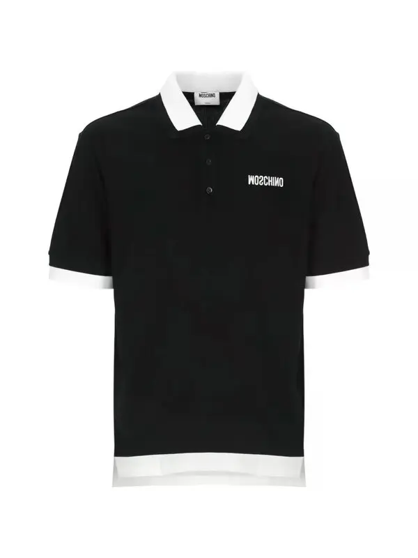 Moschino Logo-embroidered Polo Shirt