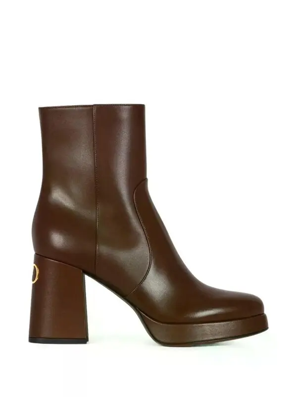 Valentino Garavani Vlogo Signature Platform Ankle Boots