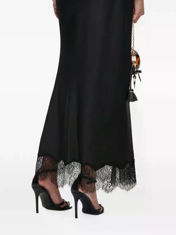 SELF-PORTRAIT Tailored Blazer Satin Midi Dress